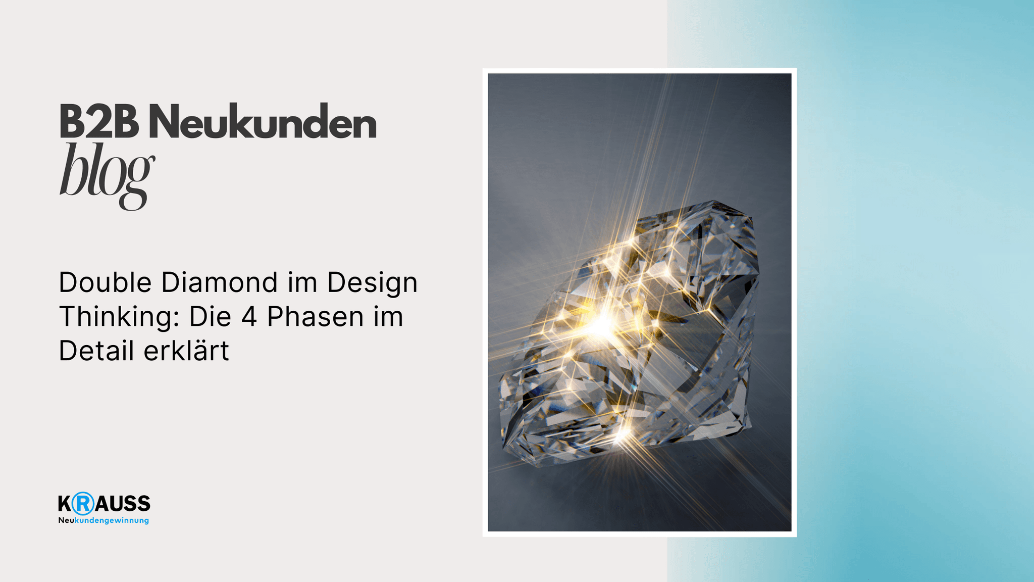 Double Diamond im Design Thinking: Die 4 Phasen im Detail erklärt