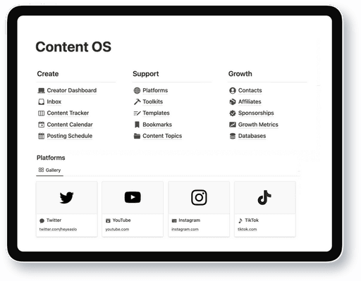 Easlo - The Best Notion Templates for Work and Life