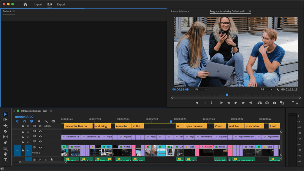 Cutback - Your Video Editing Assistant in Premiere Pro