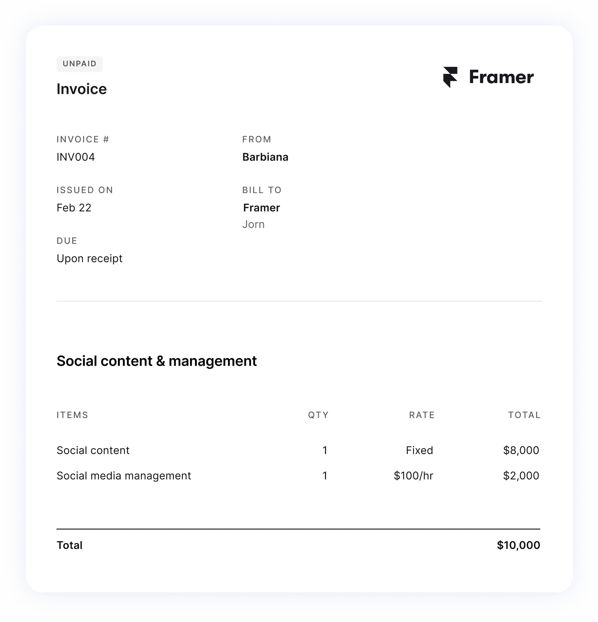 Approve invoices for freelancers and contractors | Contra