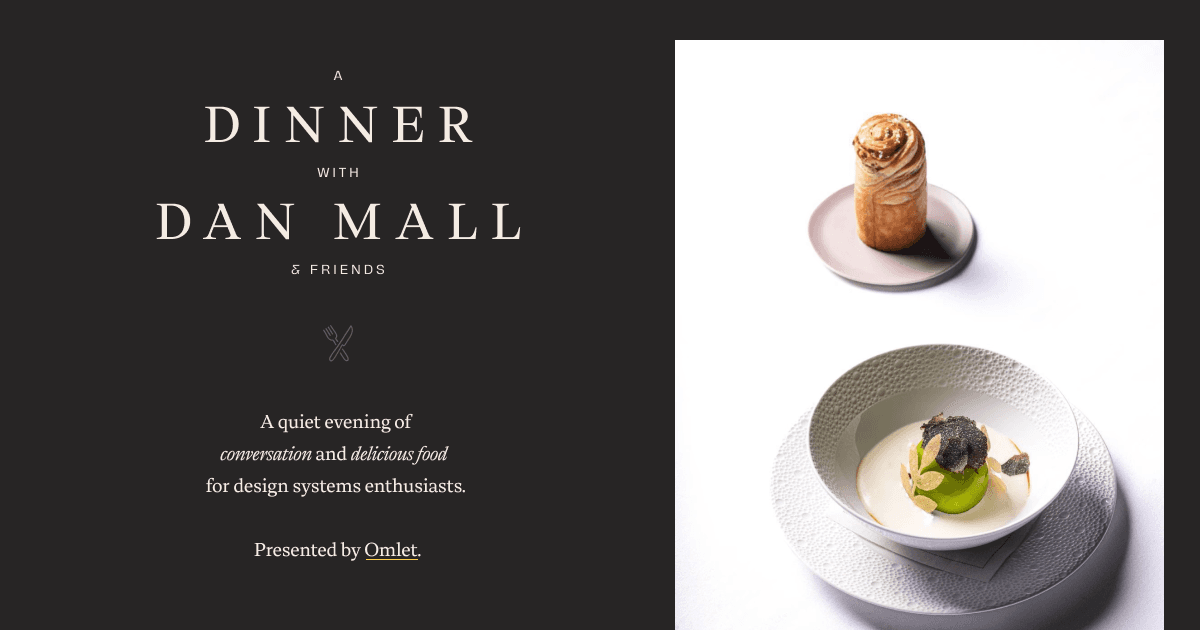 A Dinner with Dan Mall & Friends at RenderATL 2024, presented by Omlet