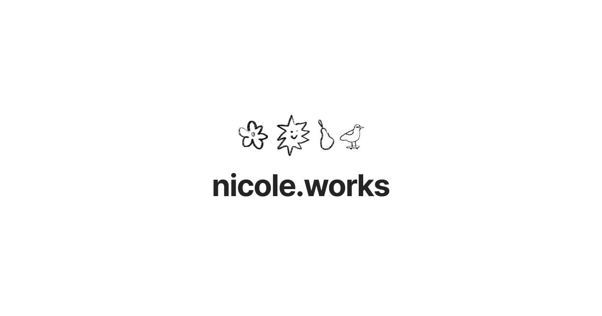 Nicole Fu — Product Designer