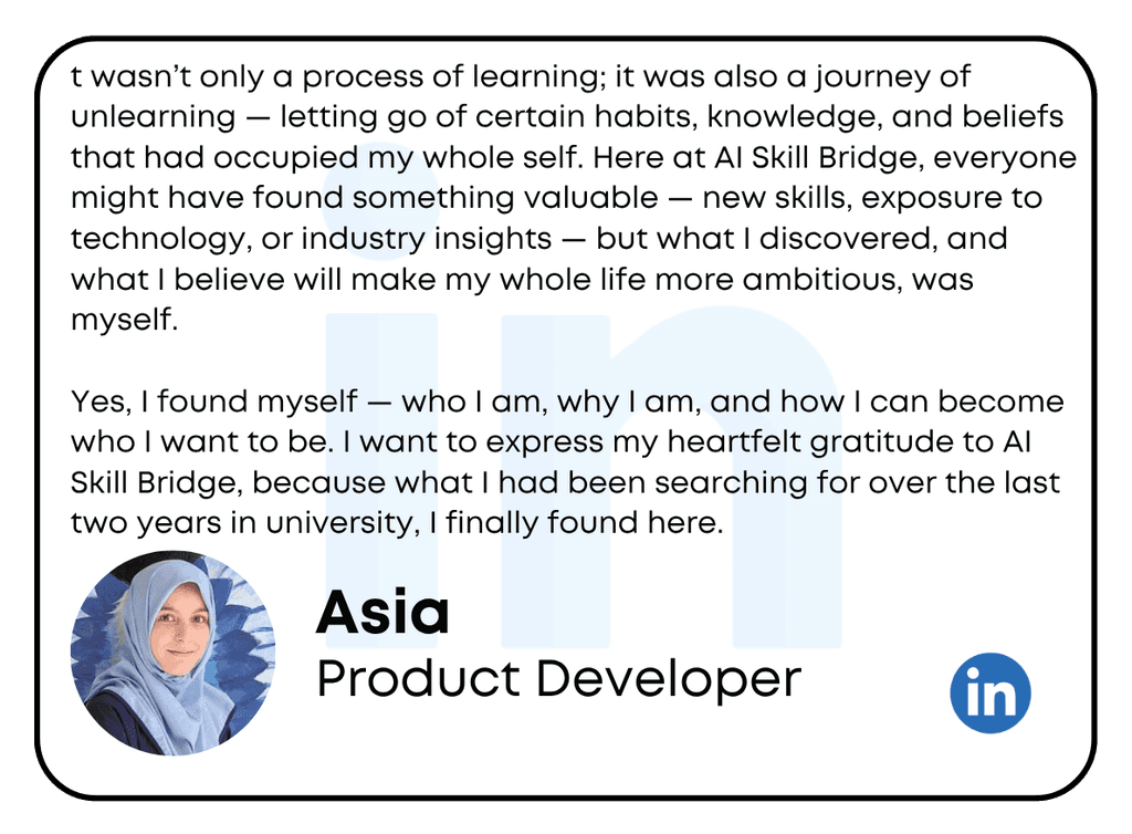 AI SkillBridge Pakistan's 1st Advanced AI Training School