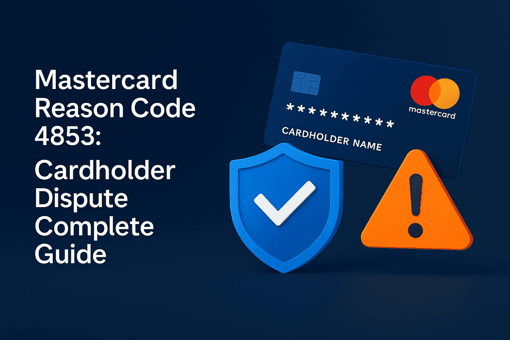 Mastercard Reason Code 4853: Cardholder Dispute Complete Guide