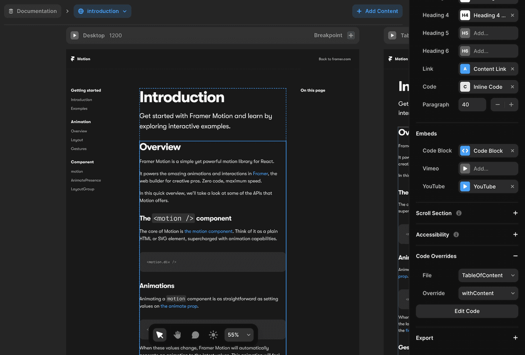 How to Create a Table of Contents for CMS Collections in Framer