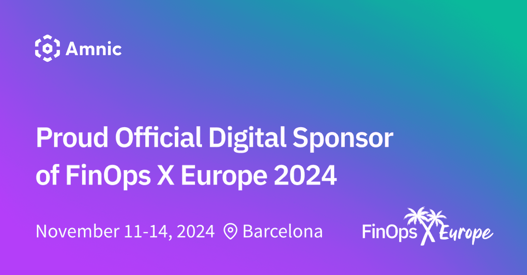 FinOps X Europe 2024 | Amnic