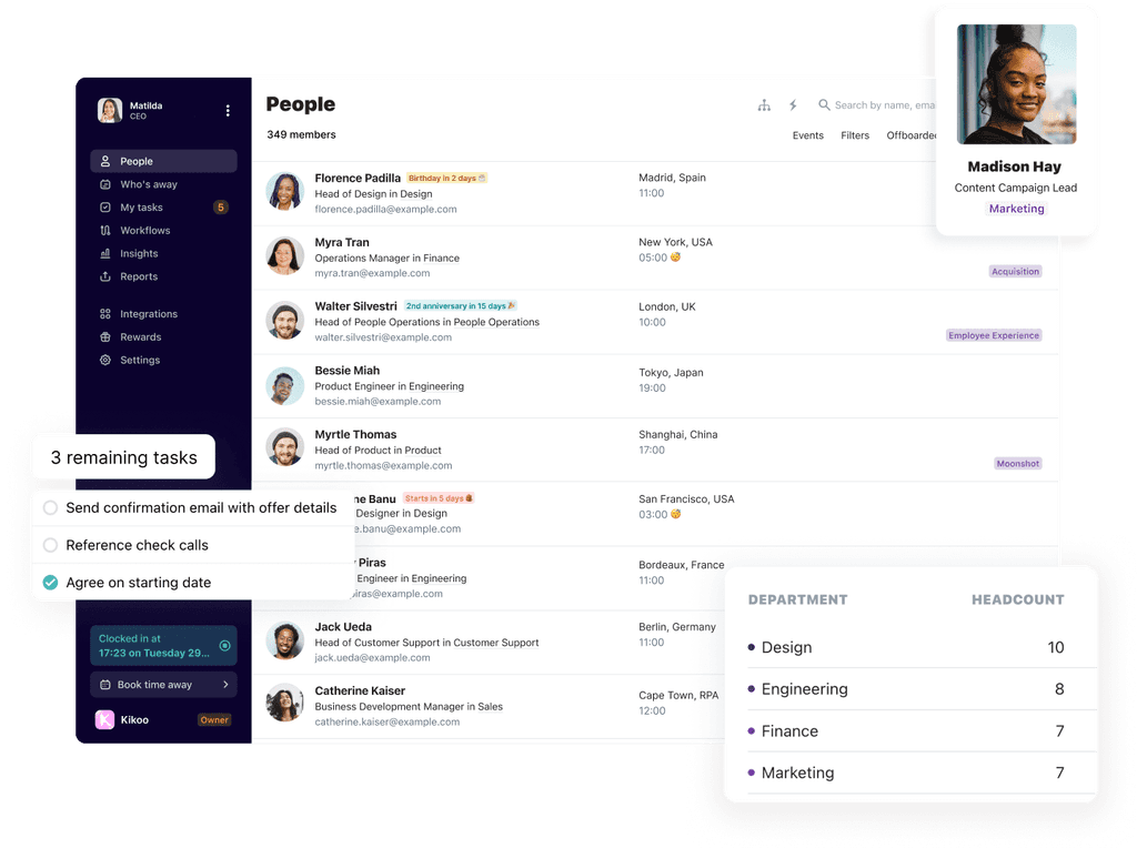 AI-powered HRIS | Humaans