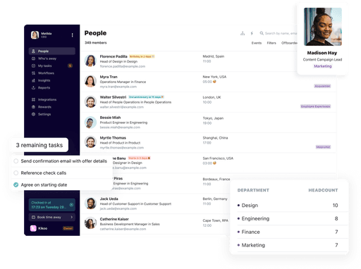 AI-powered HRIS | Humaans