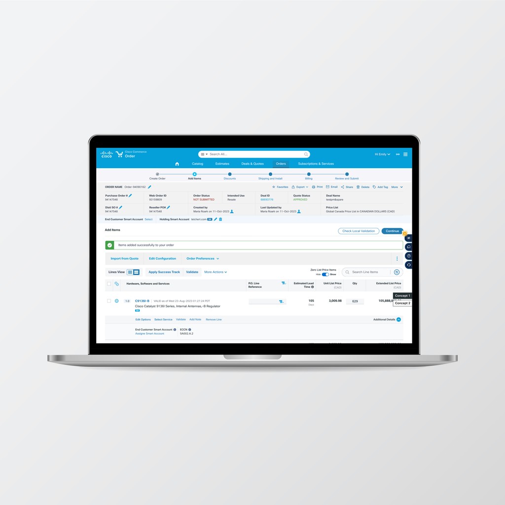 Cisco Commerce Workspace — case study by Khoa Nguyen