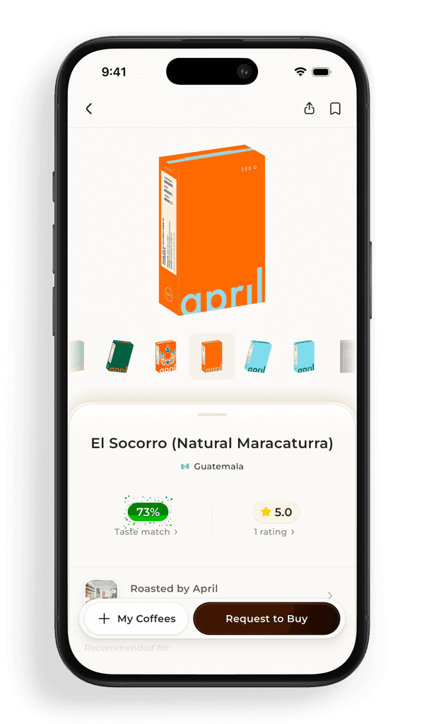 Coffi – Scan, review & track coffees