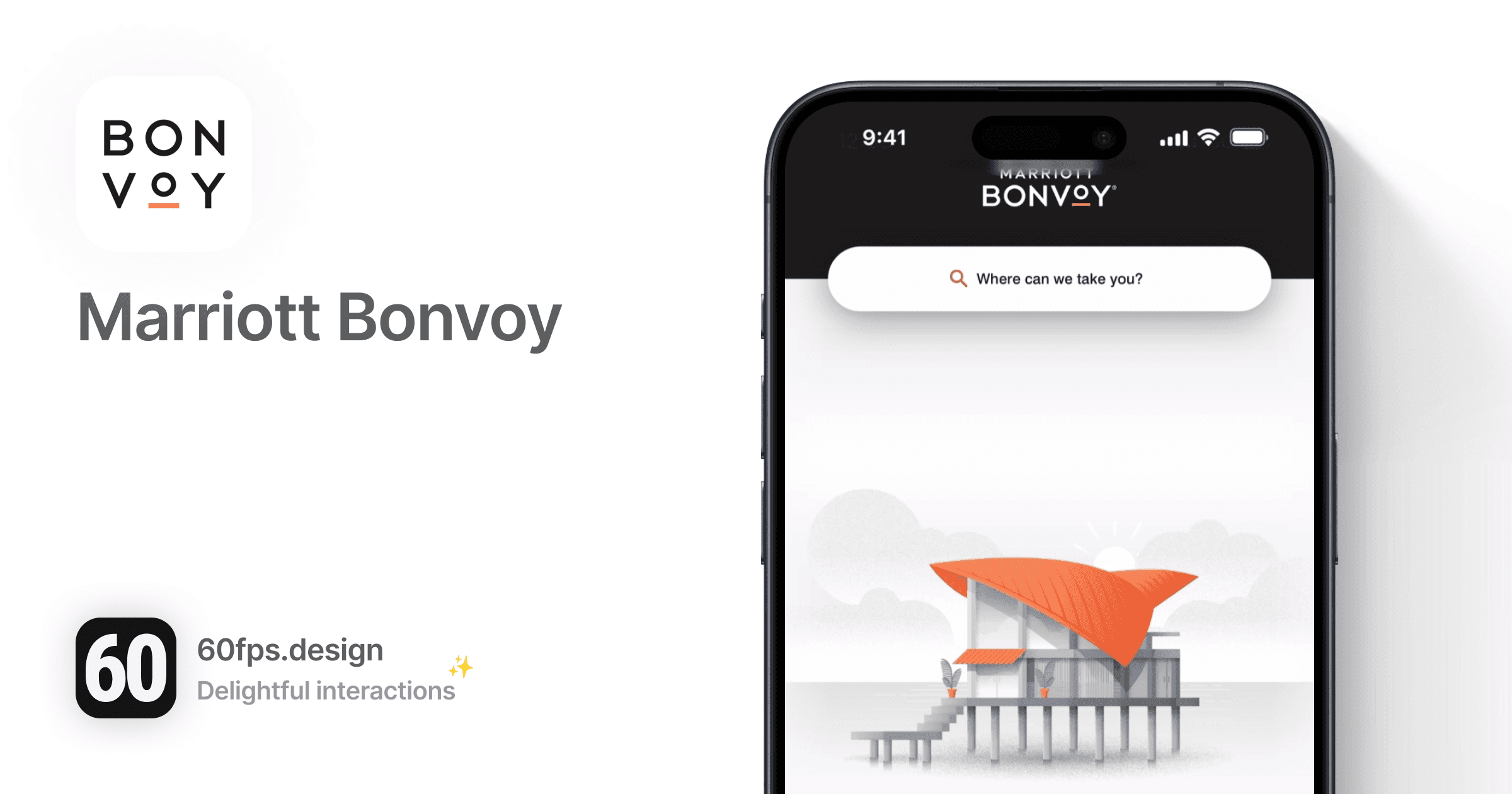 Marriott Bonvoy iOS App UI/UX animation
