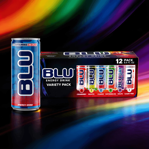 BLU Energy Drink | 7 Flavors, Clean Energy | Buy Online