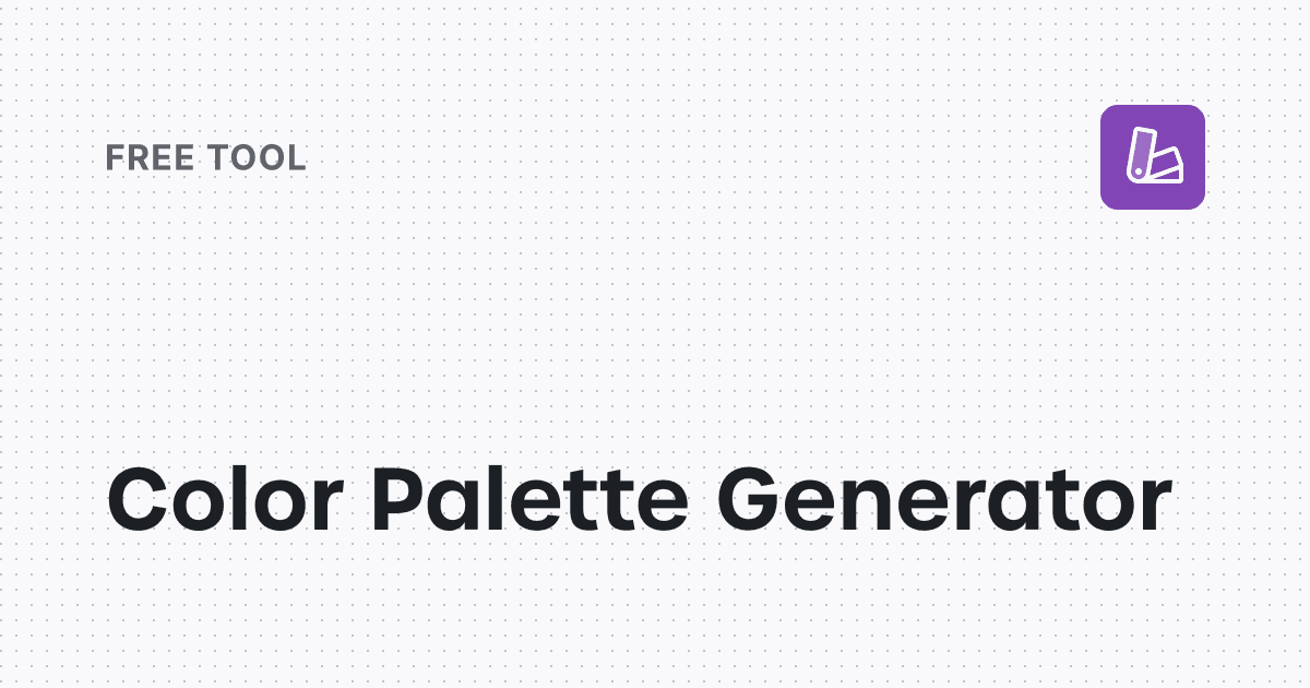 Free Color Palette Generator