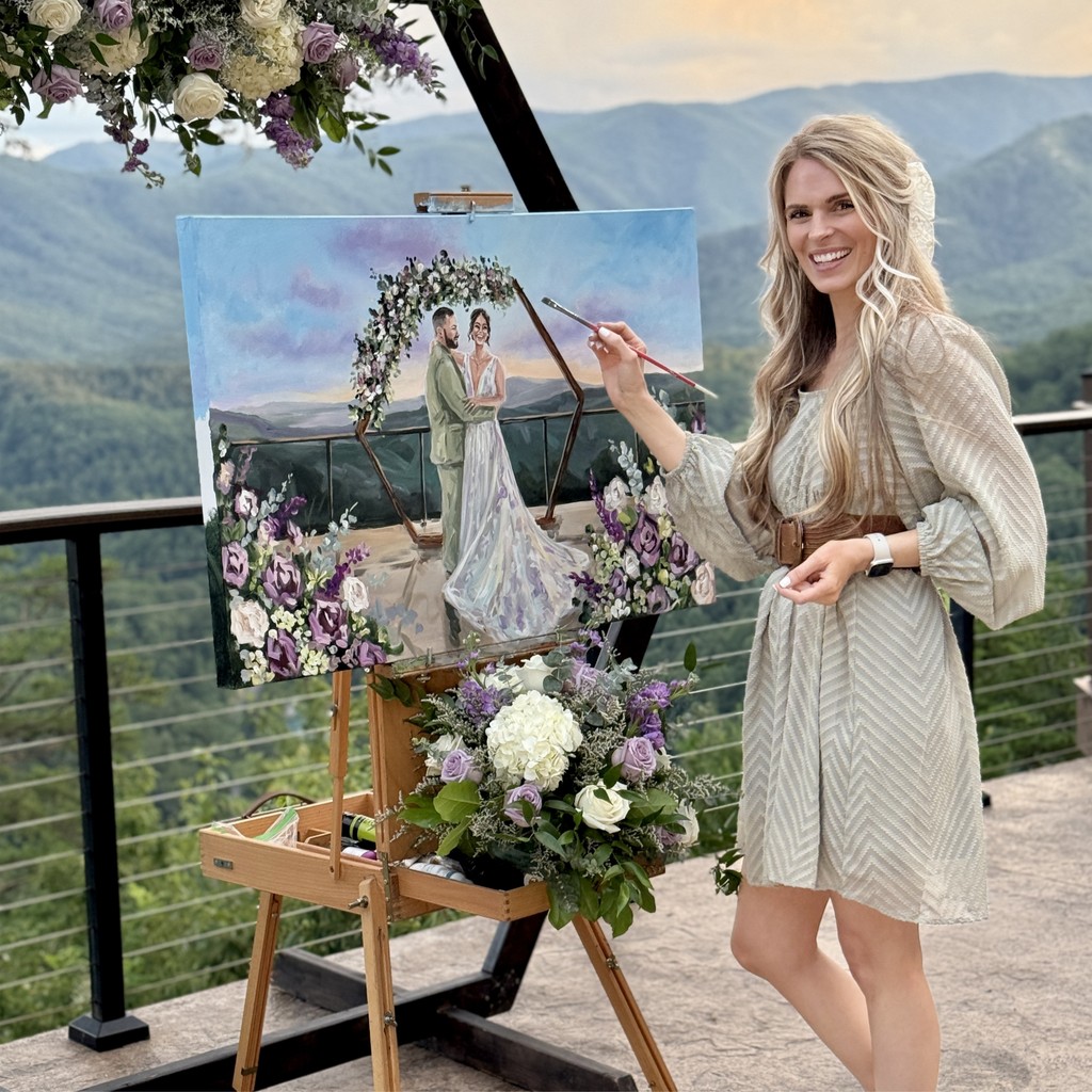 Live Wedding Painting - Featured Performing Artist Paints Your Event As ...