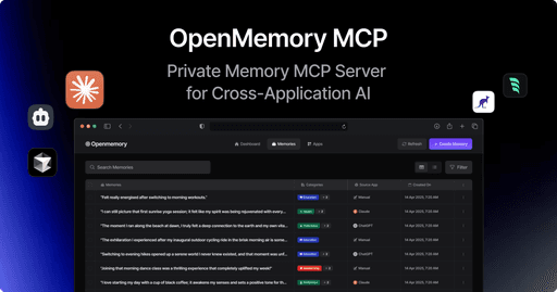 Introducing OpenMemory MCP - Mem0 - The Memory Layer for your AI Apps