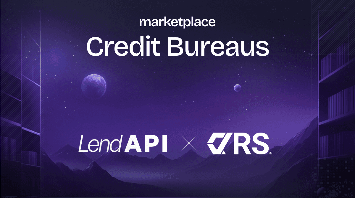 CRS Credit API - FinTech Marketplace - Credit Bureaus - LendAPI