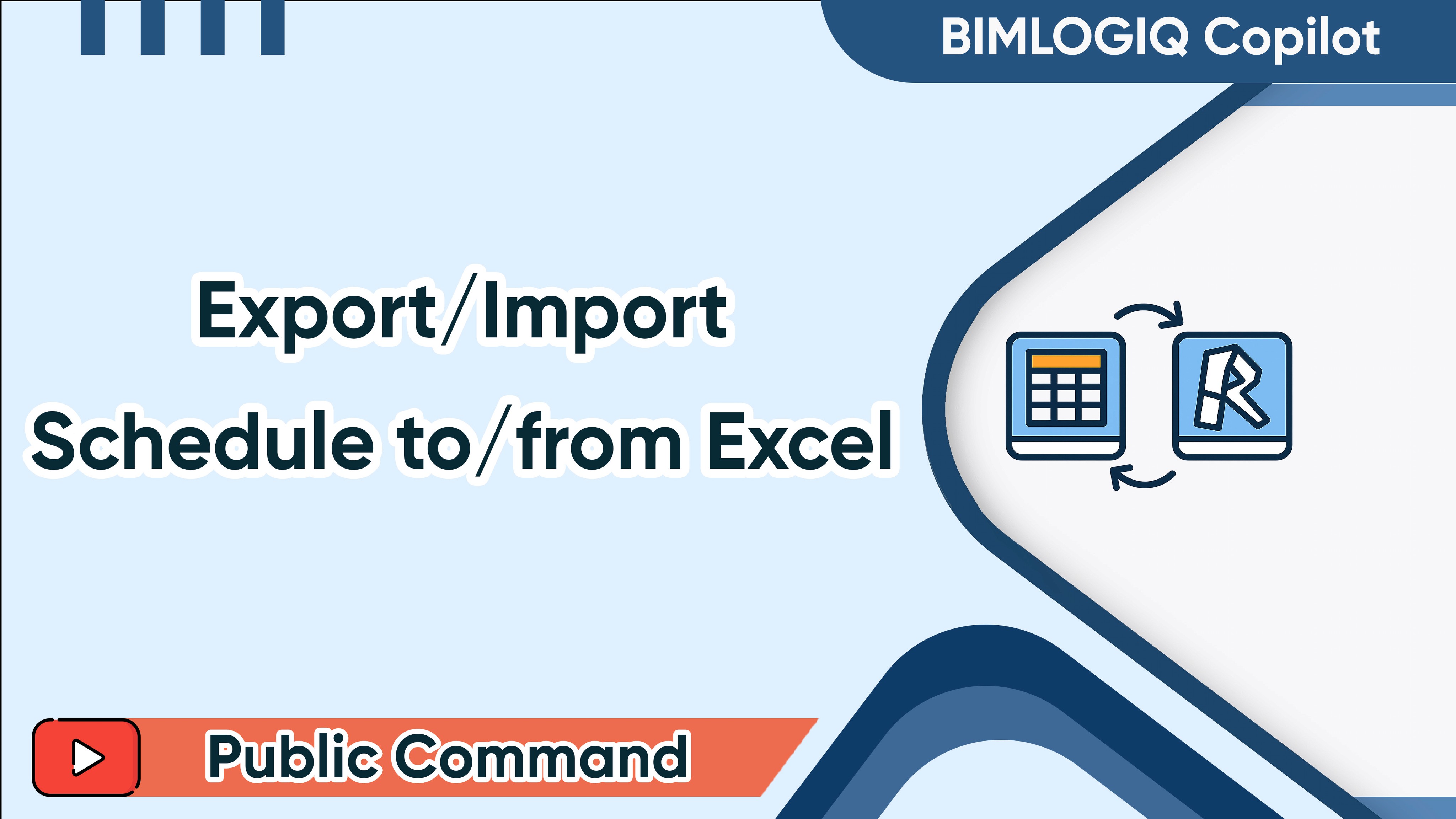 Exporting and Importing Revit Schedules with the Public Command - BIMLOGIQ
