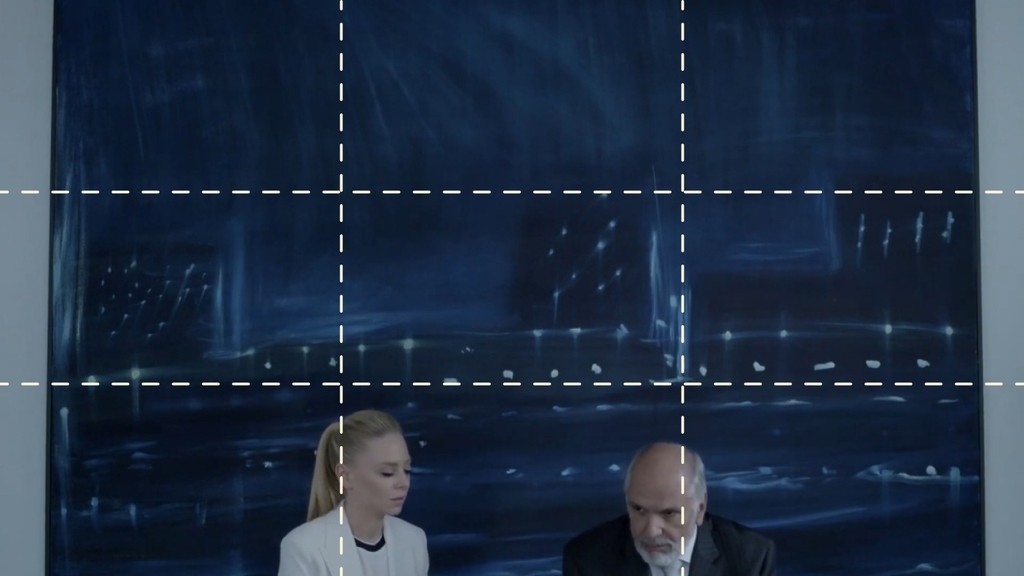 How is the rule of thirds used in design?