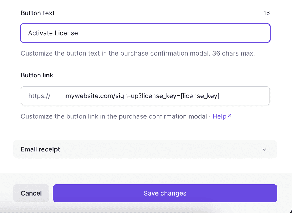 How to auto-fill license keys with Lemon Squeezy and FramerAuth