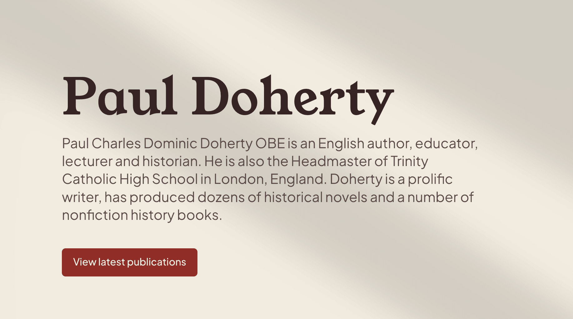 Paul C Doherty
