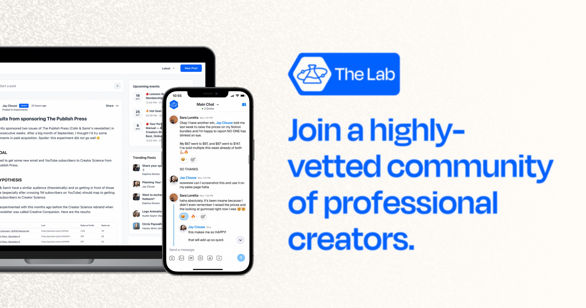 Join The Lab by Creator Science