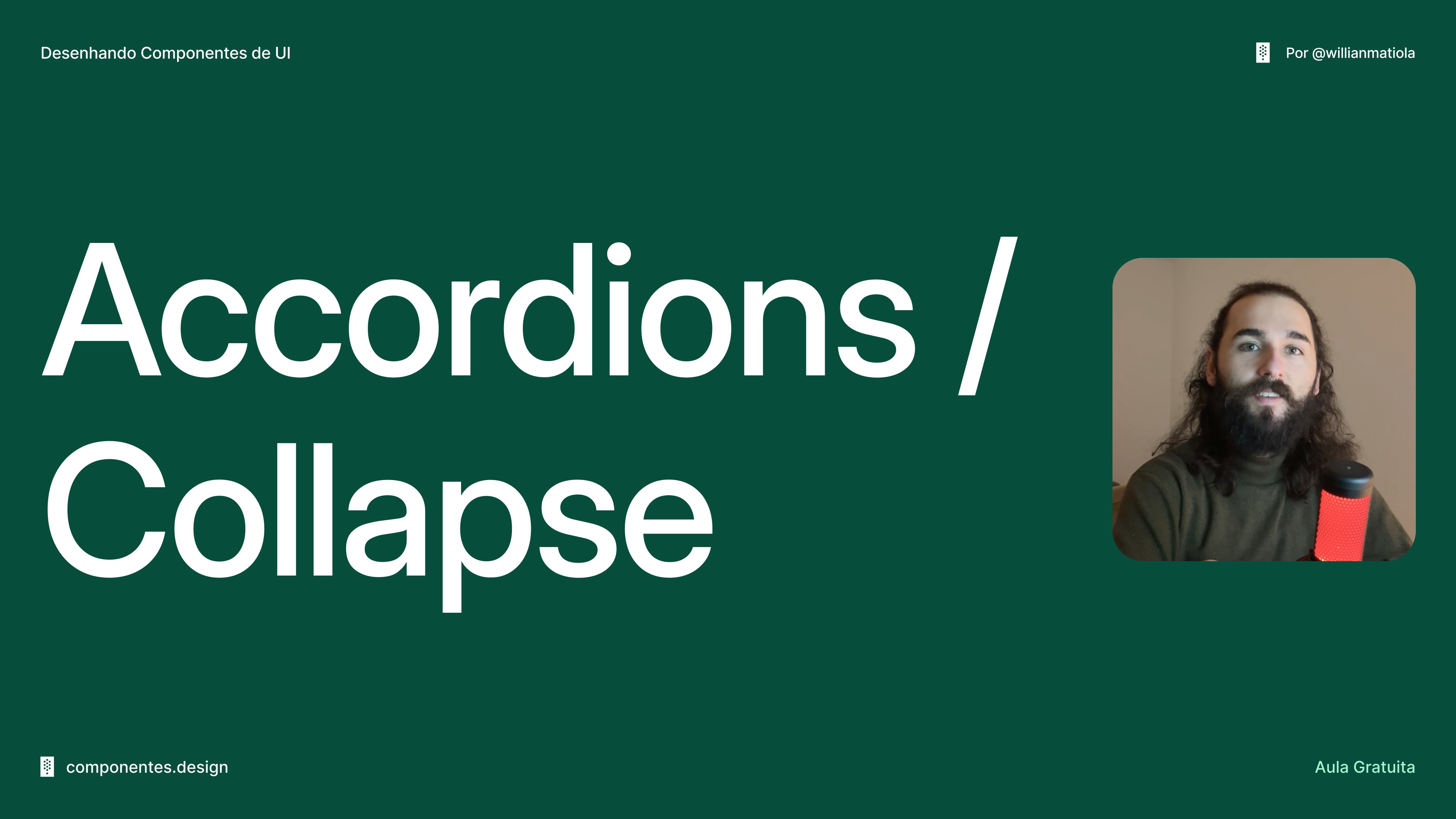 Como Criar Componente Collapse ou Accordion no Figma - Componentes de ...
