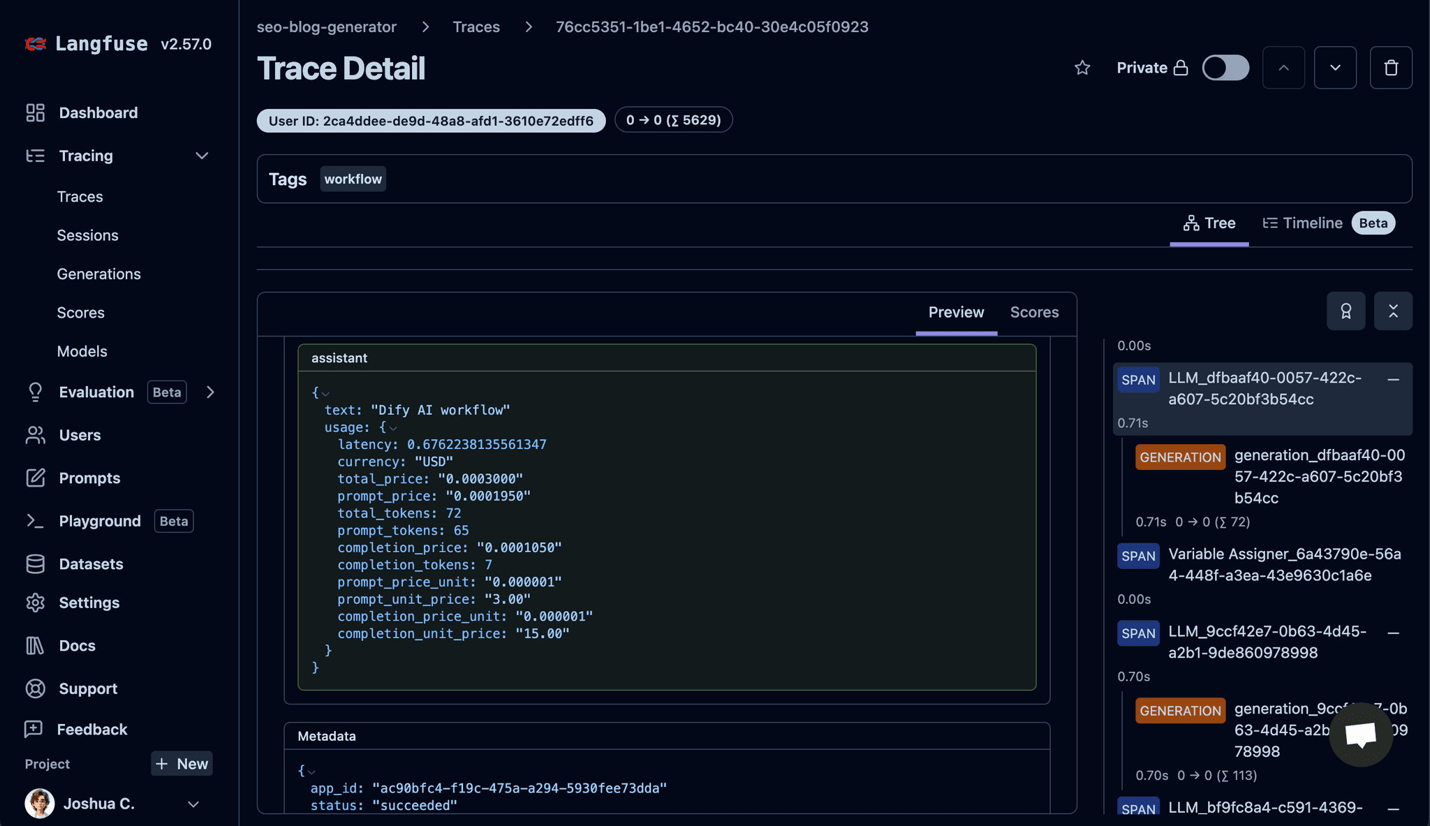 Enhance LLM Application observability on Dify with LangSmith and Langfuse - Dify Blog