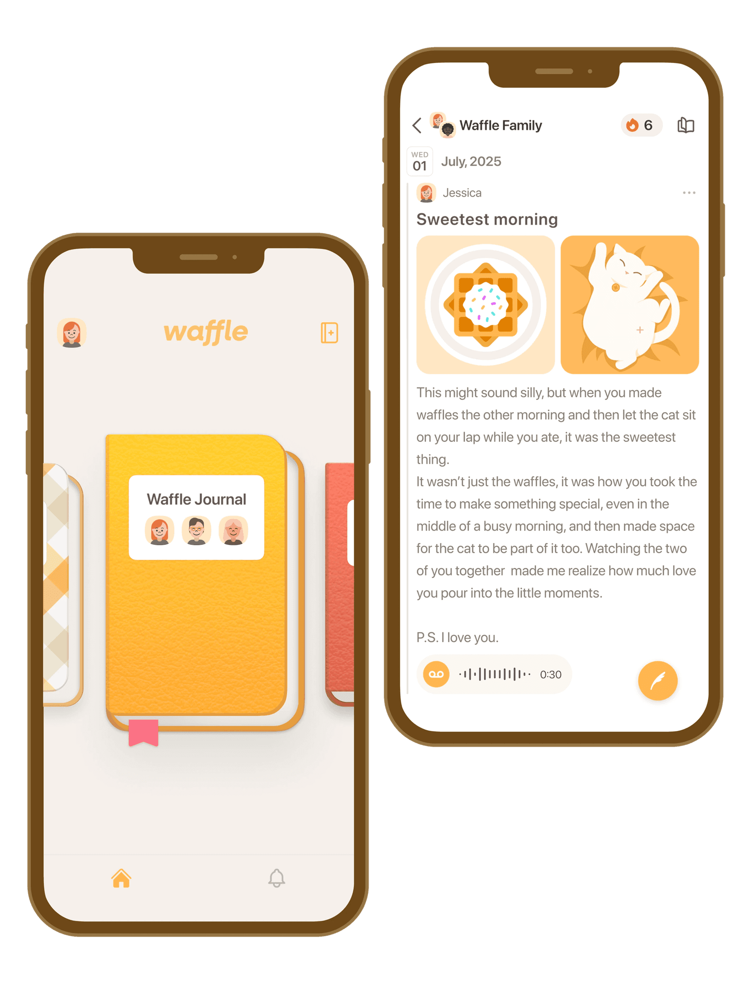 Waffle: App for Couples and Families | The #1 Shared Journal App