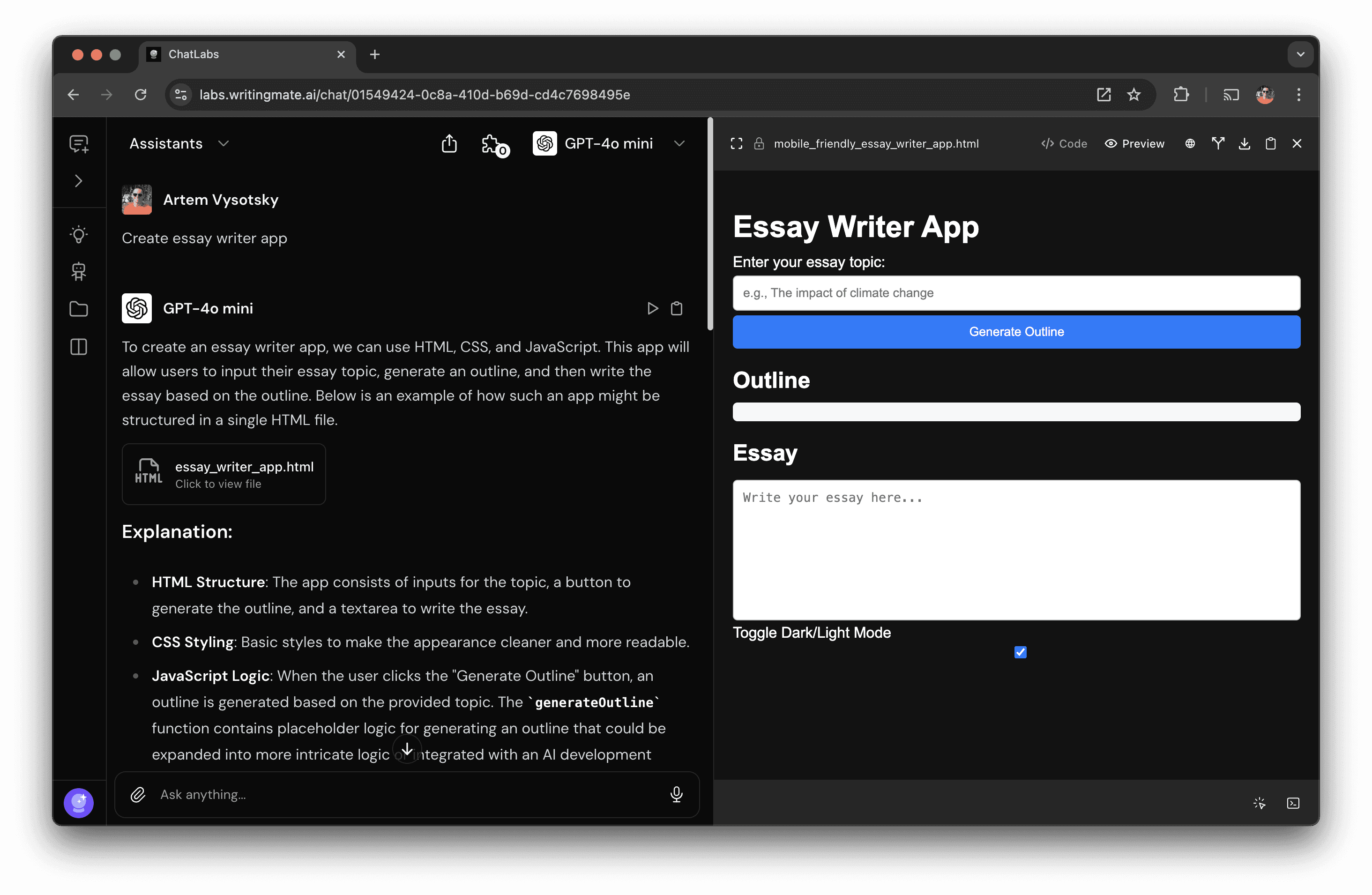 Writingmate – Multiple AI Models, One Platform