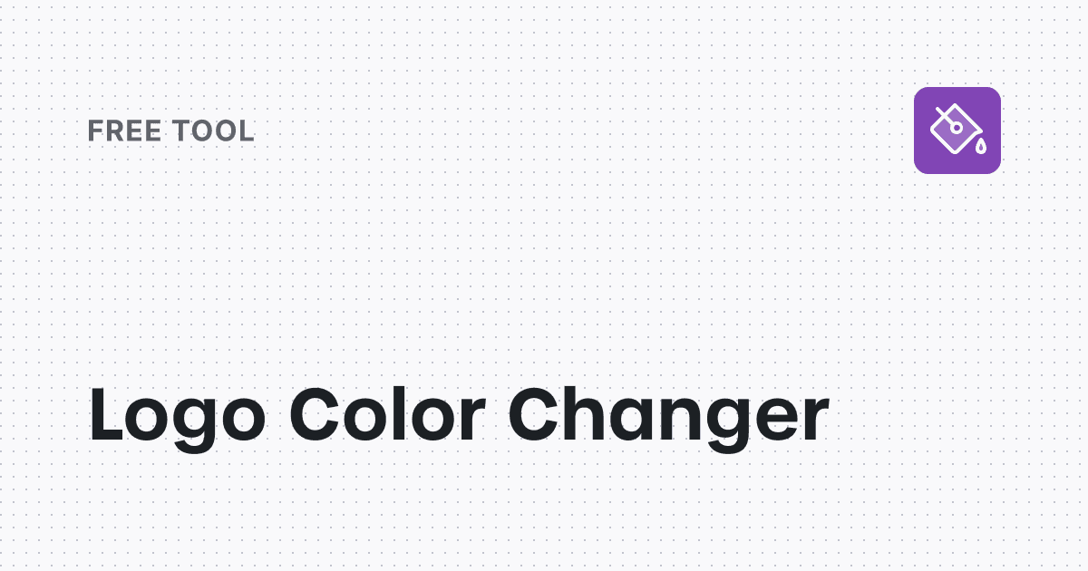 Free Logo Color Changer