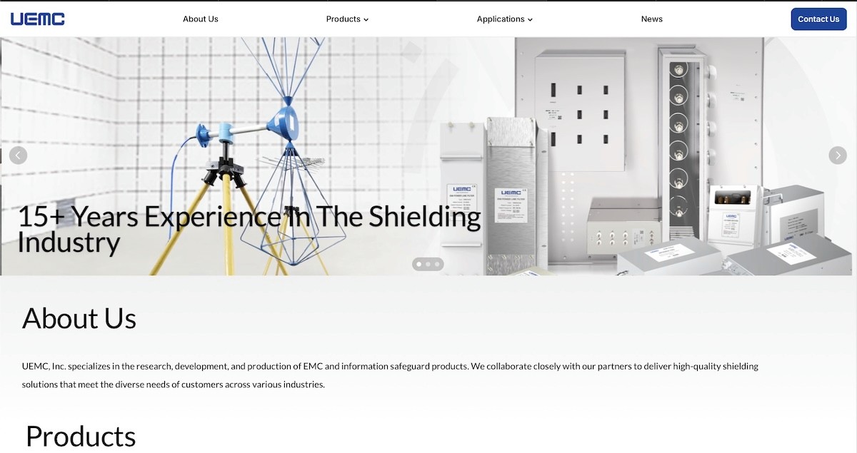 Filters for Shielded Room - UEMC