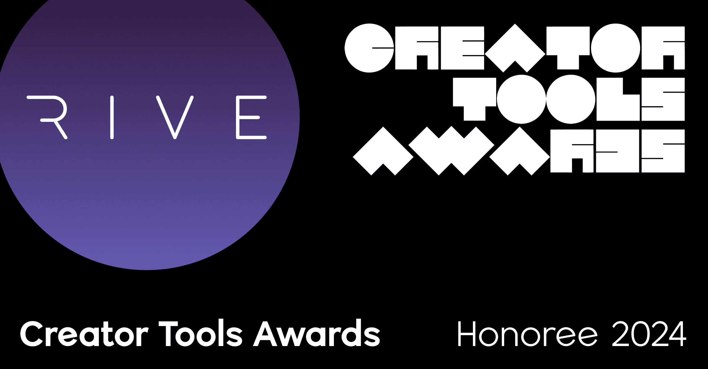 Rive – Honors – Creator Tools Awards