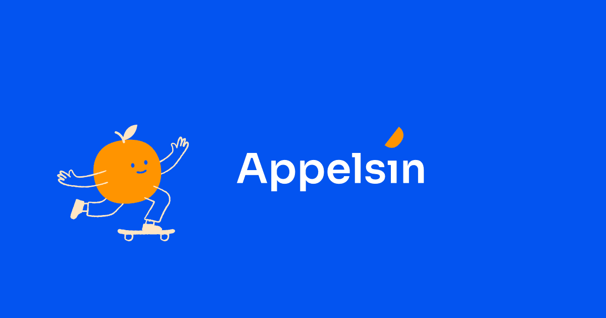 Appelsin – Drop regnskabsprogrammet