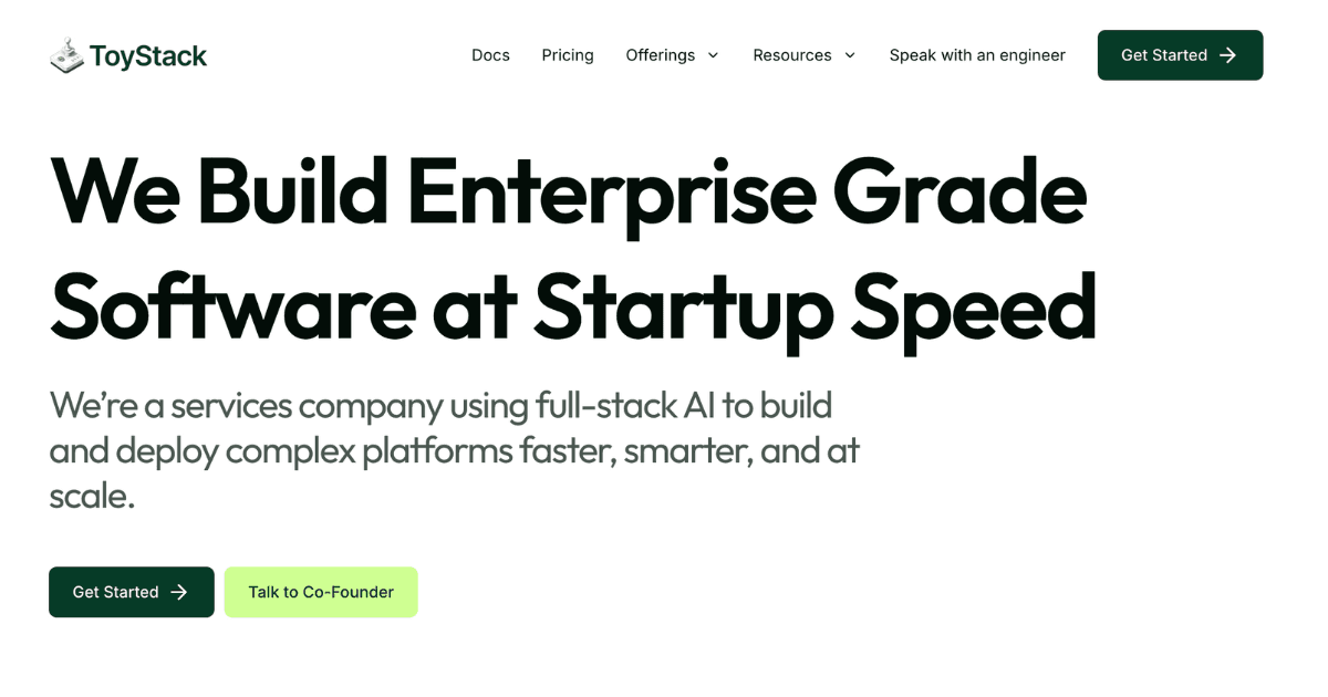 Pricing | ToyStack: The Neo-Cloud Platform