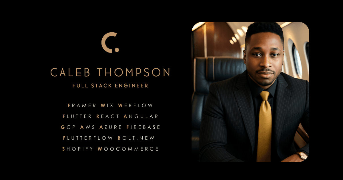 Caleb Thompson: Code & No-Code Expert