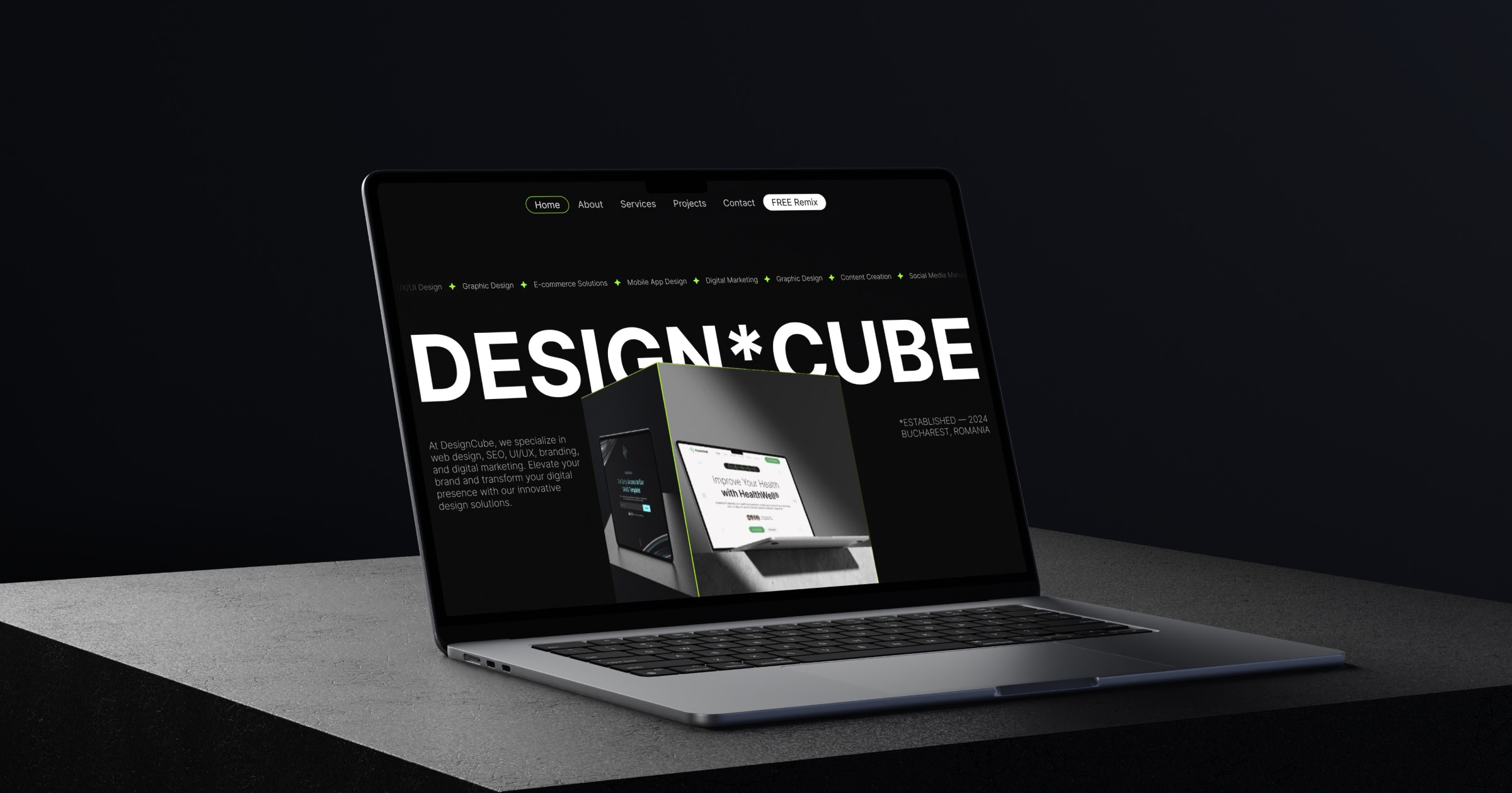 DesignCube - Avenzor - Designer Potrtfolio