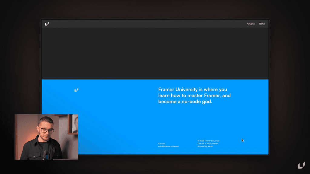 How To Create a Fixed Footer in Framer — Framer University Blog