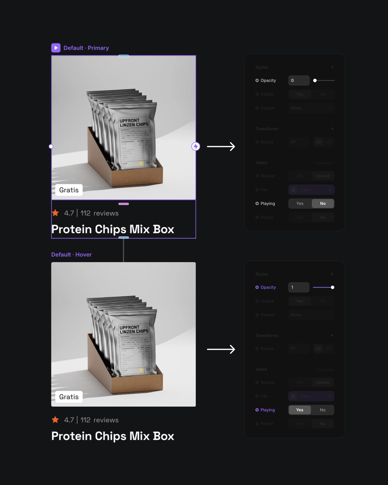 Animated Product Cards in Framer — Framer Resource