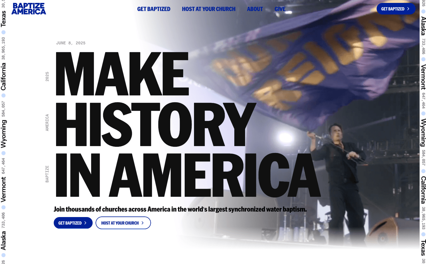 Baptize America | June 8, 2025