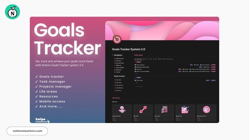The 20 Best Notion Goal Tracker Templates