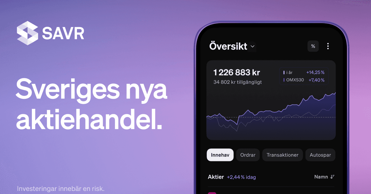 Bli kund | SAVR