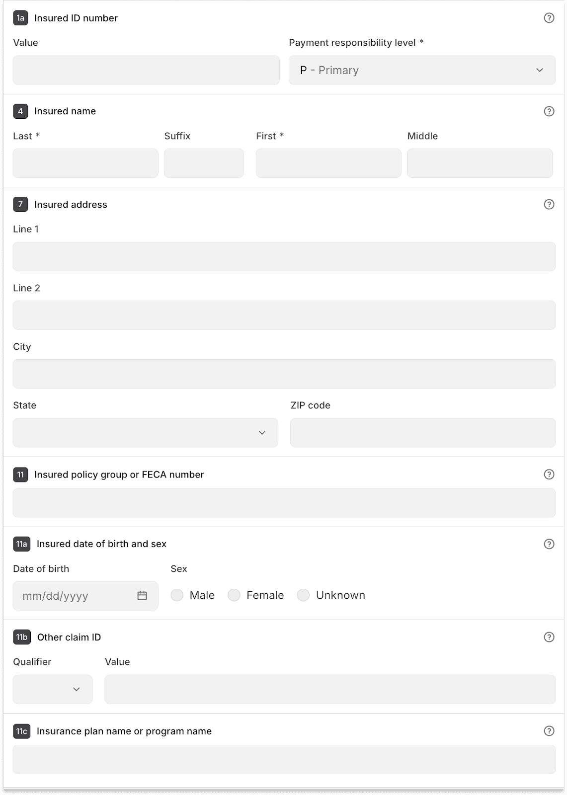 How to fill out Stedi’s CMS-1500 form for professional claims - Stedi