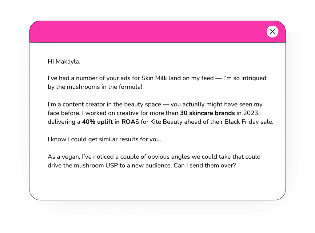 5 UGC Pitch Templates To Land Your Dream Client