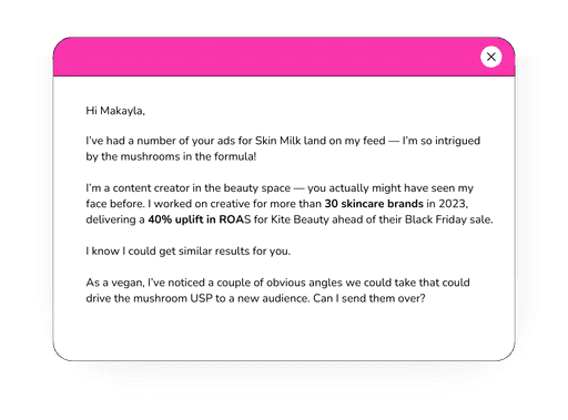 5 UGC Pitch Templates To Land Your Dream Client