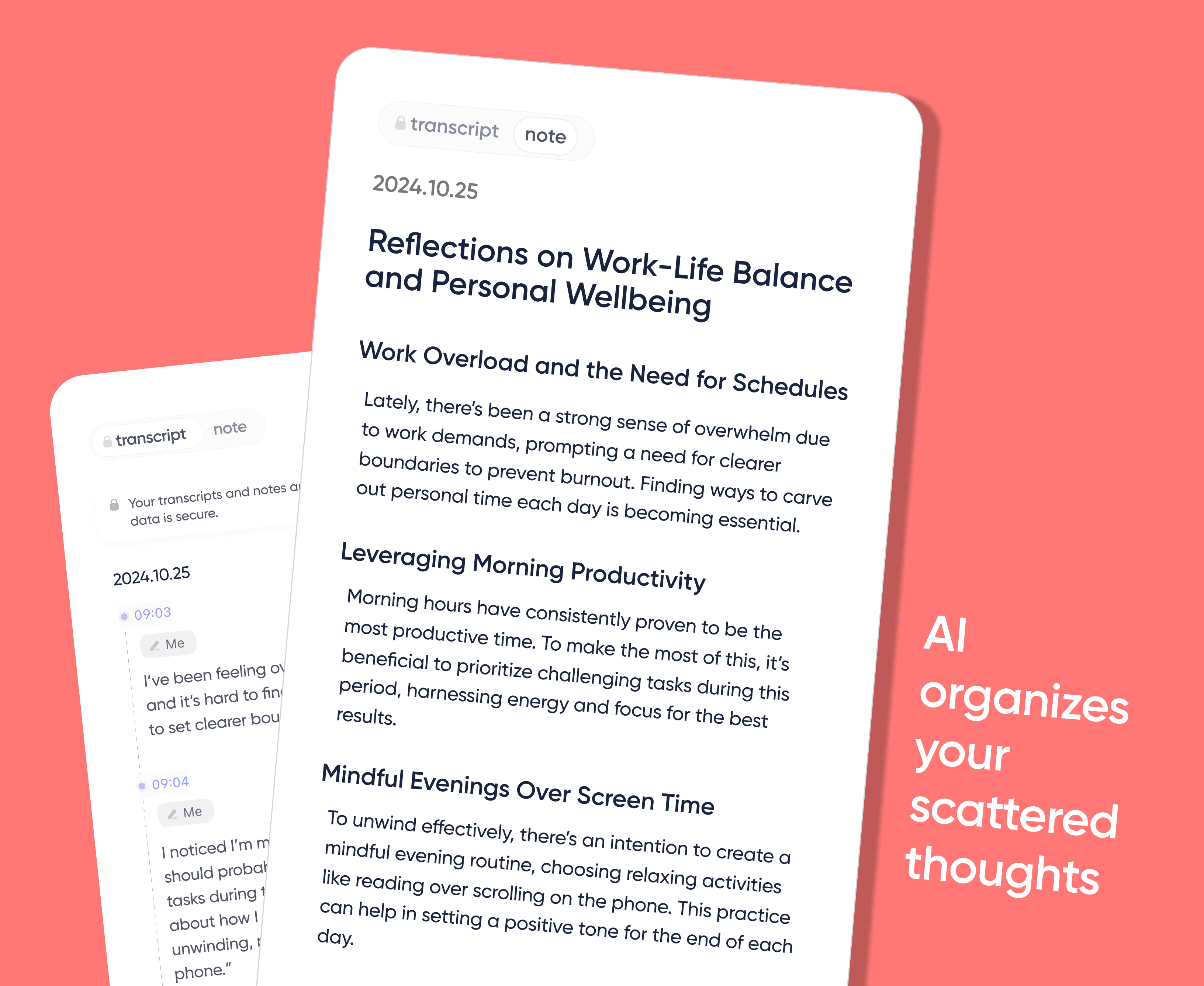 Mumble Note - Voice Journal