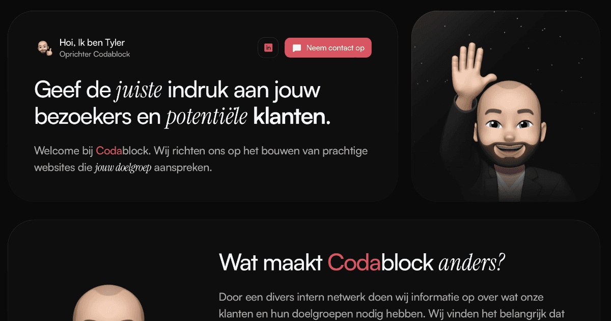 Codablock - Geef de juiste indruk op jouw doelgroep