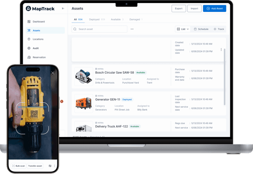 MapTrack - One Platform To Manage Your Assets