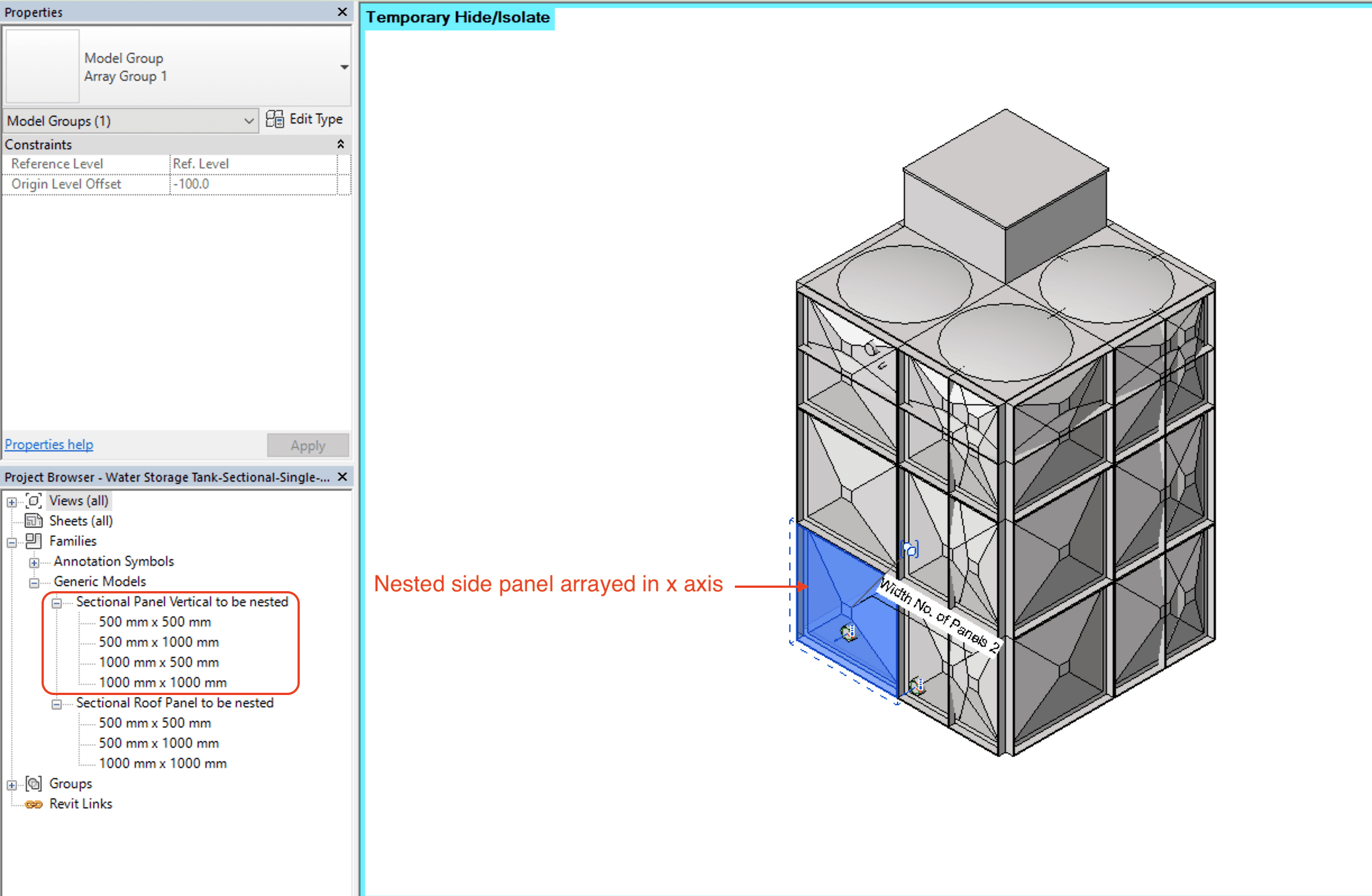 Using Arrays in Revit Families | Revit | Kinship Blog
