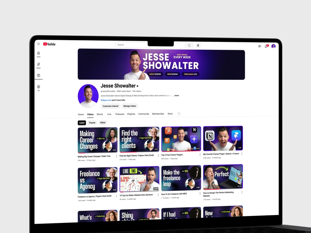 Jesse Showalter | UX/UI Designer & Web Developer Portfolio & Tutorials