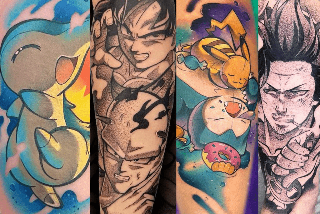 The Best Anime Tattoo Artists